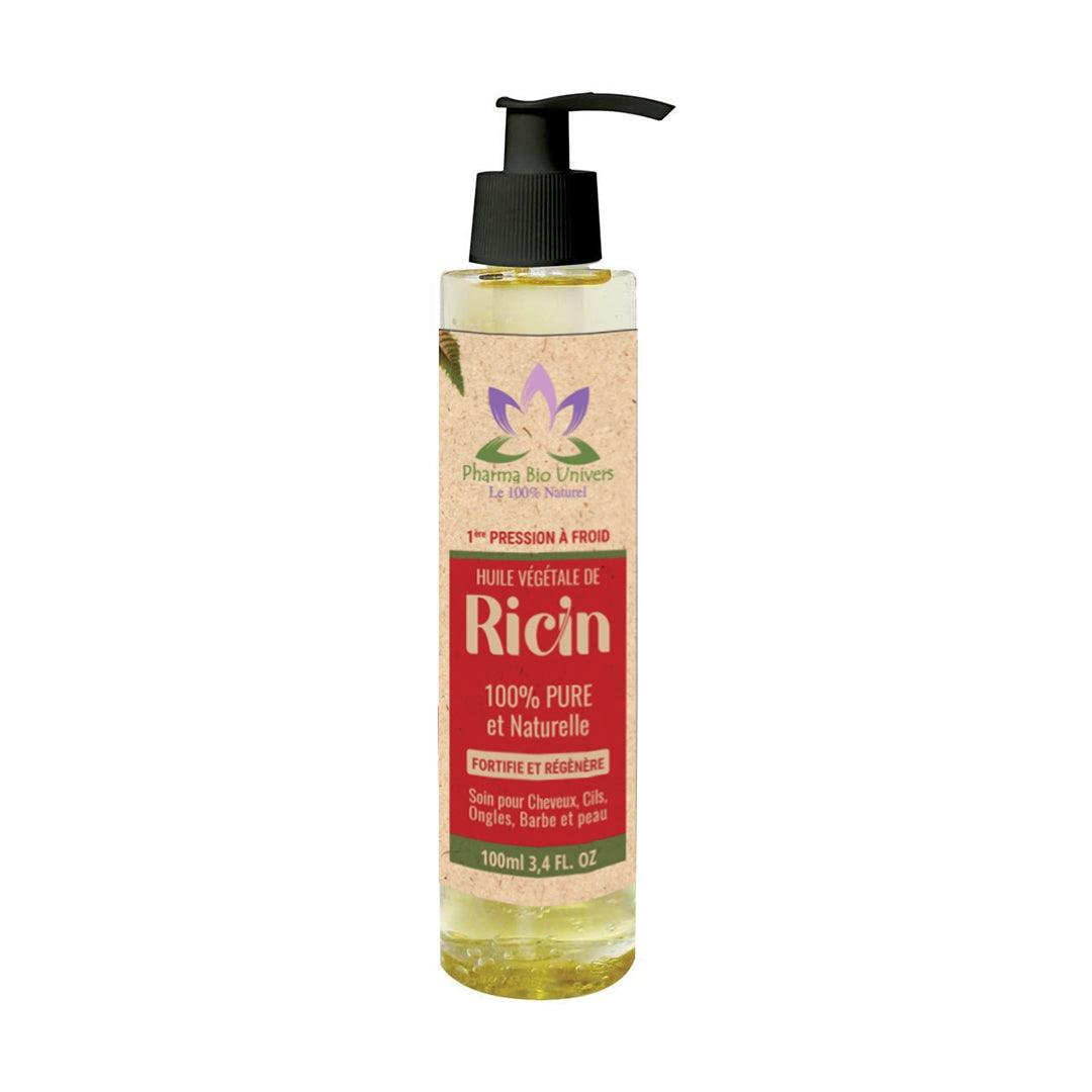 Huile Végétale de Ricin Bio 100ml - Pression à Froid, Soin Capillaire ...