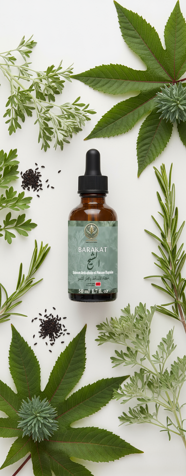 Sérum Anti-Chute Chih Maroc | Pousse Rapide Naturelle – Maroc Bio Pharma